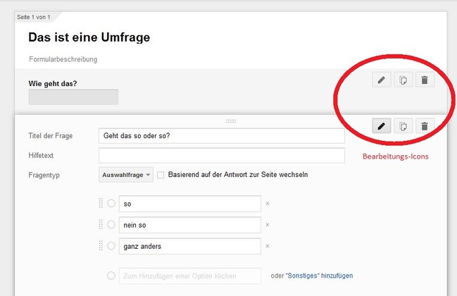 Umfragen mit Google Docs - Diagnose - Material - wb-web